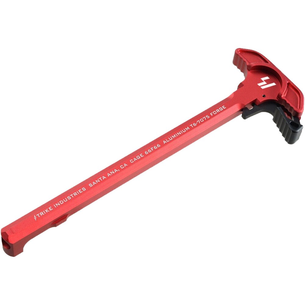 Strike AR-15 Charging Handle Extended Latch Alum Red [708747544701]