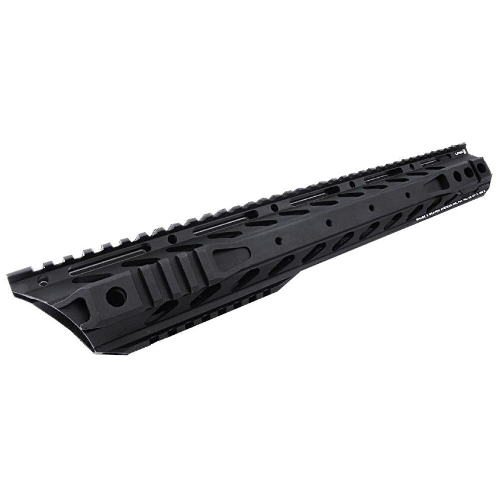 Phase 5 AR-15 Lo-Pro Slope Nose Free Float Handguard 15" Aluminum Back ...