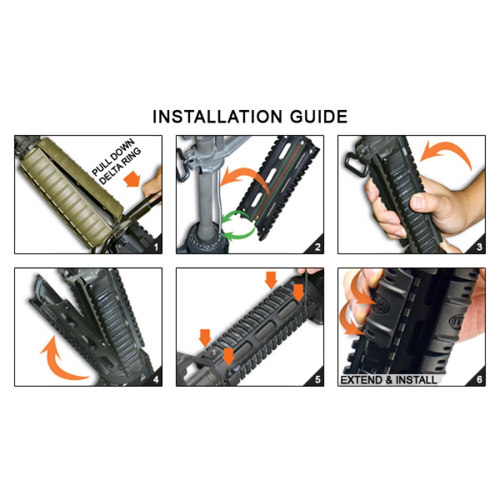 Leapers UTG PRO AR-15 Carbine Length Handguard [4712274525061]