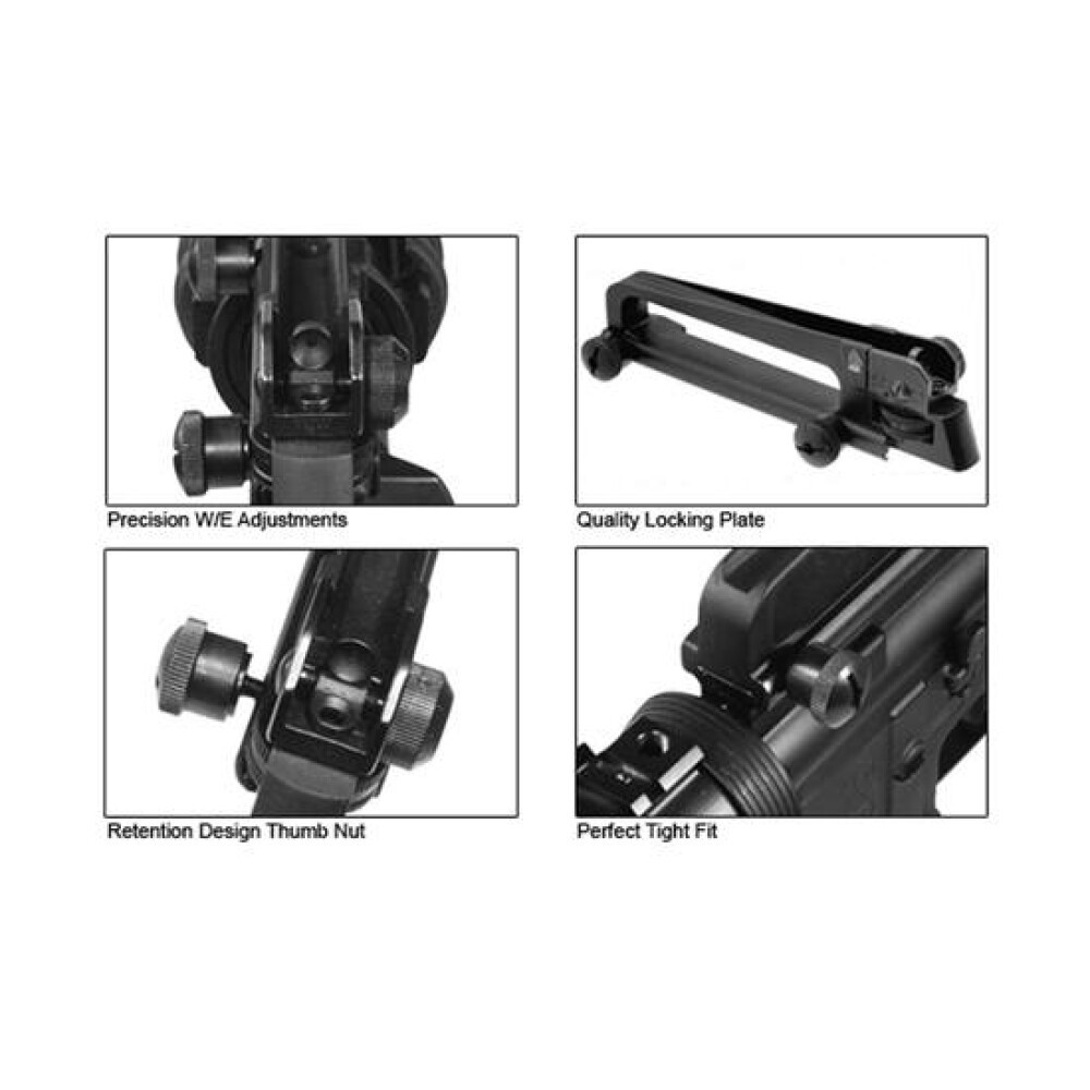 Leapers UTG PRO AR-15 Mil-Spec Forged Detachable Carry Handle Dual ...