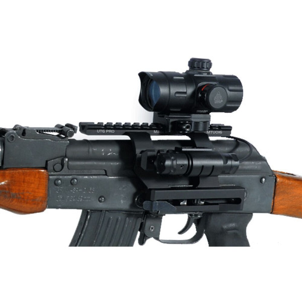 Leapers UTG PRO AK QD Side Scope Mount Black MTU016 [4712274529199]