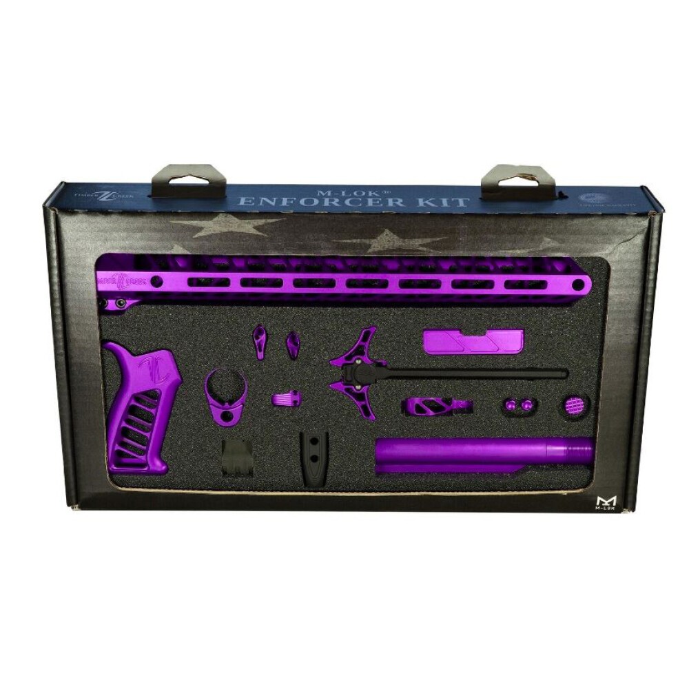 Timber Creek Enforcer AR-15 Builders Kit Purple Anodized Finish