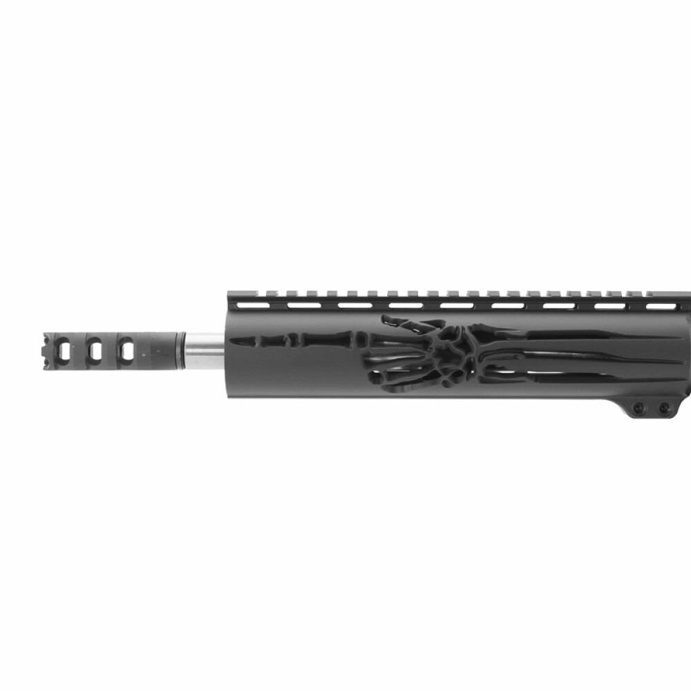 Unique-ARs 9" Slim Skeleton Hand AR-15 Handguard Black [818918023871]