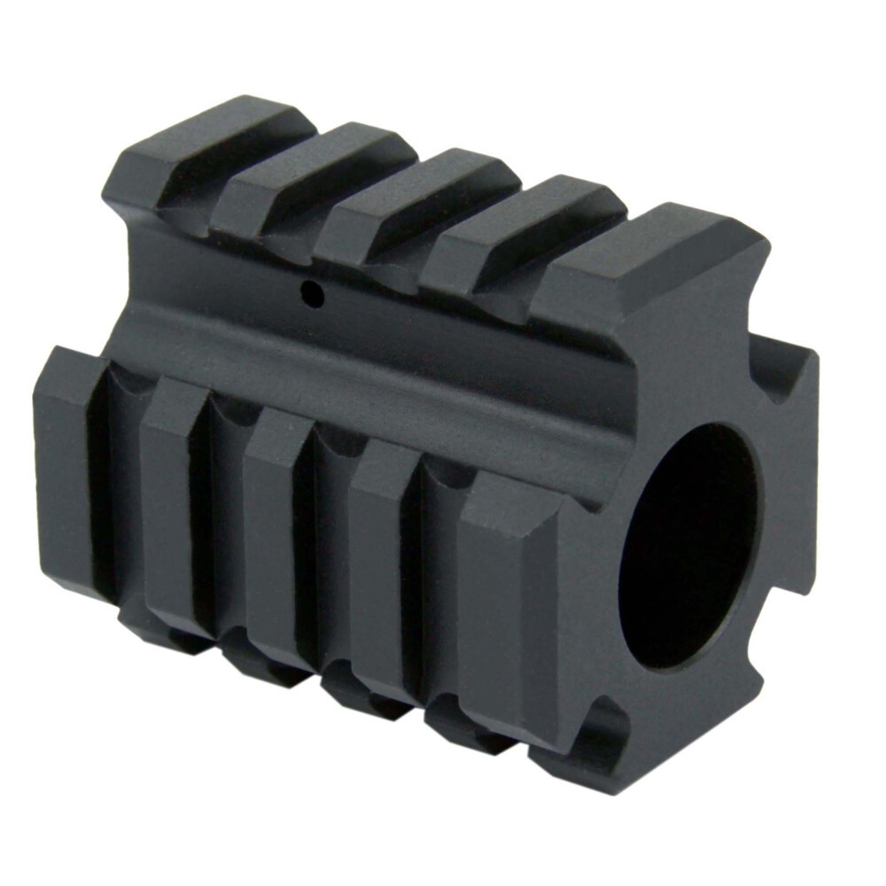 TacFire AR .750 ID Quad Rail Gas Block Aluminum Black MAR004 [811261021587]