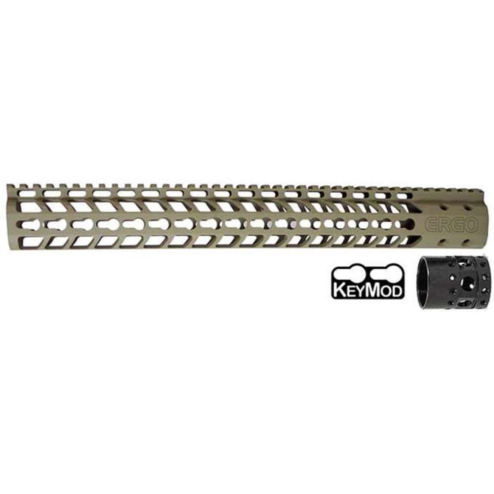 ERGO AR-15 SuperLite Modular KeyMod Rail System 15" [874748008365]