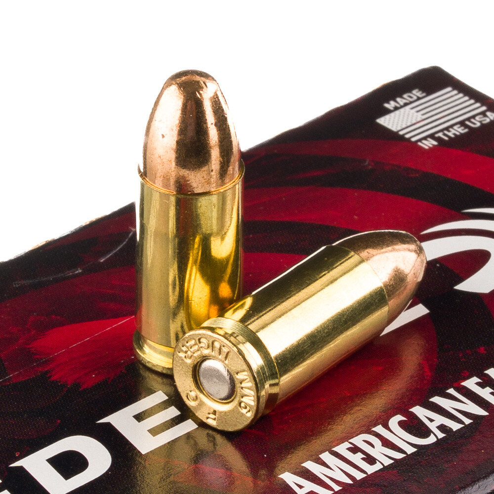 Federal American Eagle 9mm FMJ Ammo 100 Rnds 115 Gr [FC-29465062477]
