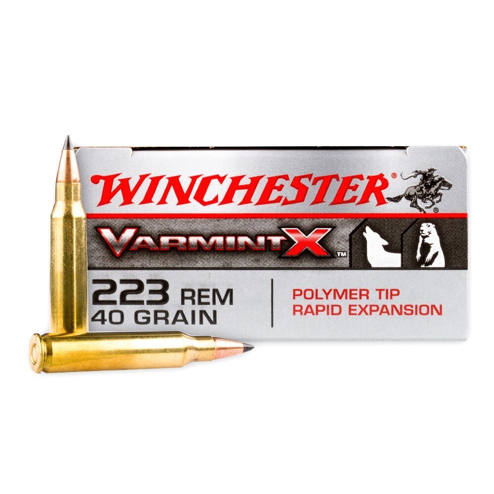 Winchester Varmint X .223 Remington Ammunition 200 Rounds PT 40 Grain ...