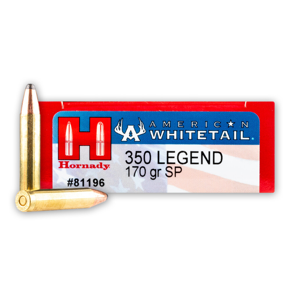 Hornady .350 Legend 170gr InterLock JSP 20 Rounds [FC-90255811964]