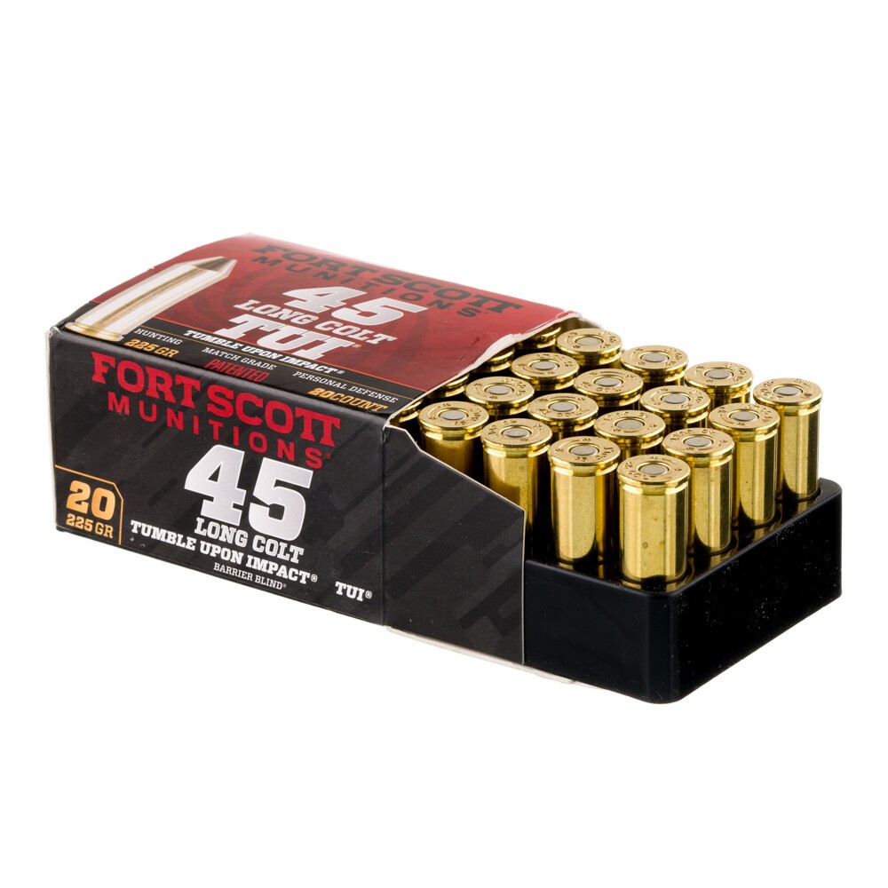 Fort Scott Munitions .45 Long Colt Ammunition 20 Rounds SCS TUI 225 ...