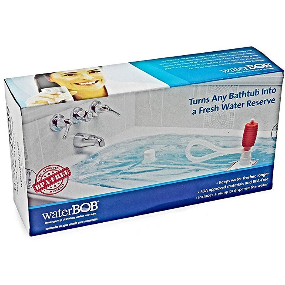 WaterBOB 100 Gallon Emergency Water Storage With Pump [899854001000]