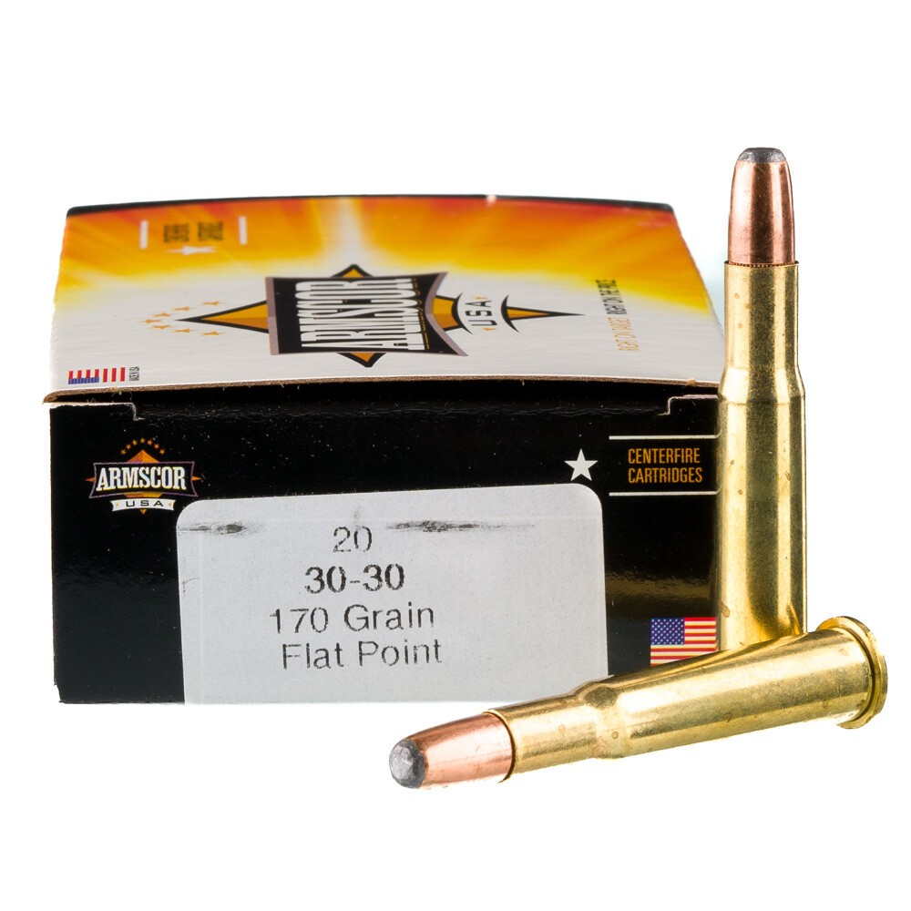 Armscor USA .30-30 Winchester Ammunition 20 Rounds FP 170 Grain [FC ...