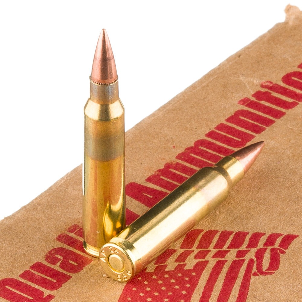 American Quality 5.56 NATO 250rds M855 FMJ 62gr [FC-4806015501916]