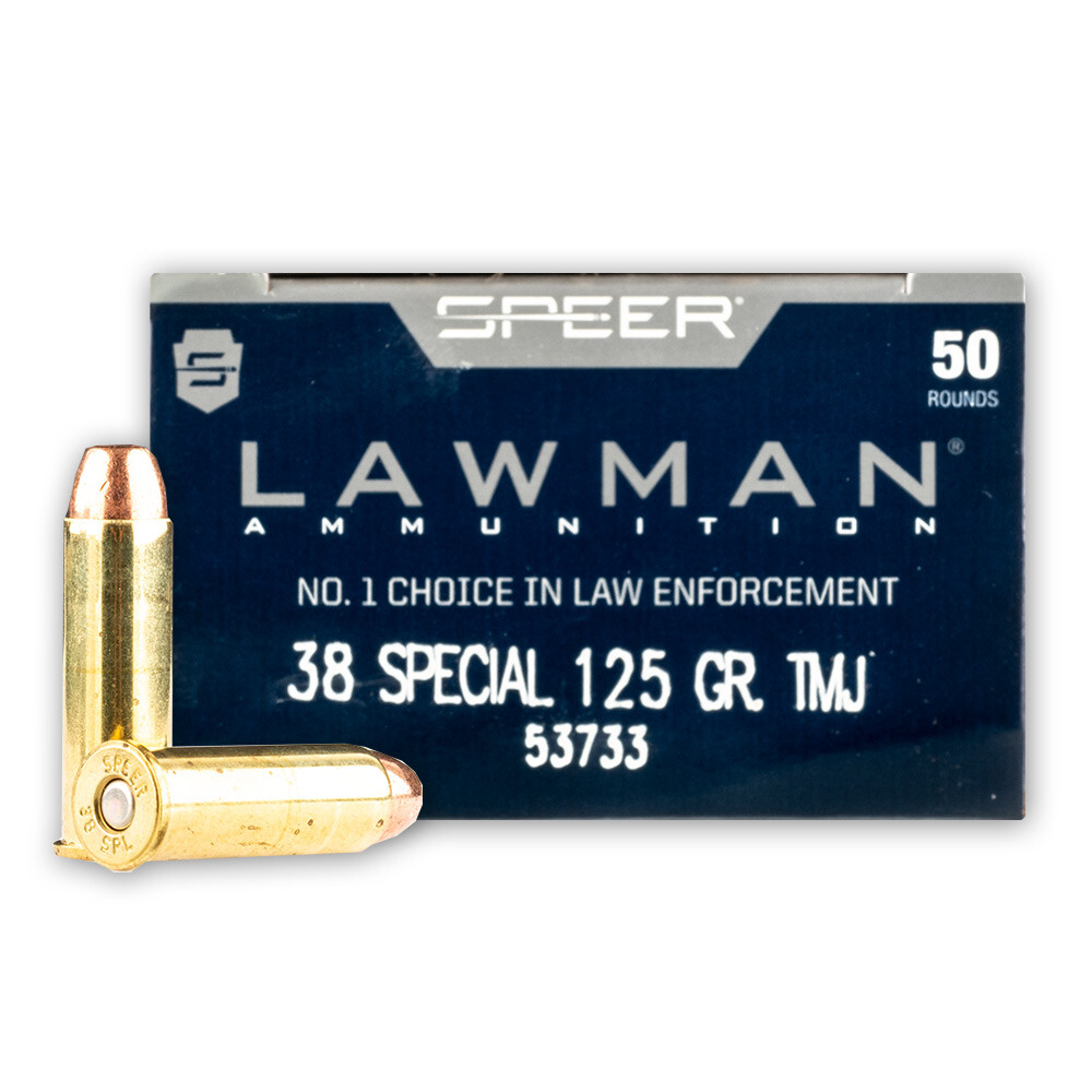 Speer .38 Special Ammunition 1000 Rounds TMJ 125 Grains