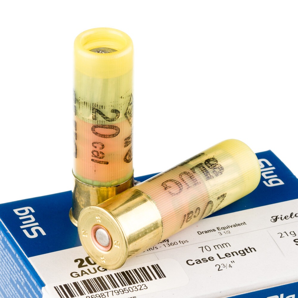 Sterling 20 Ga Shotshell – 2 ¾" Rifled Slug, ¾ oz [FC-8698779950323]