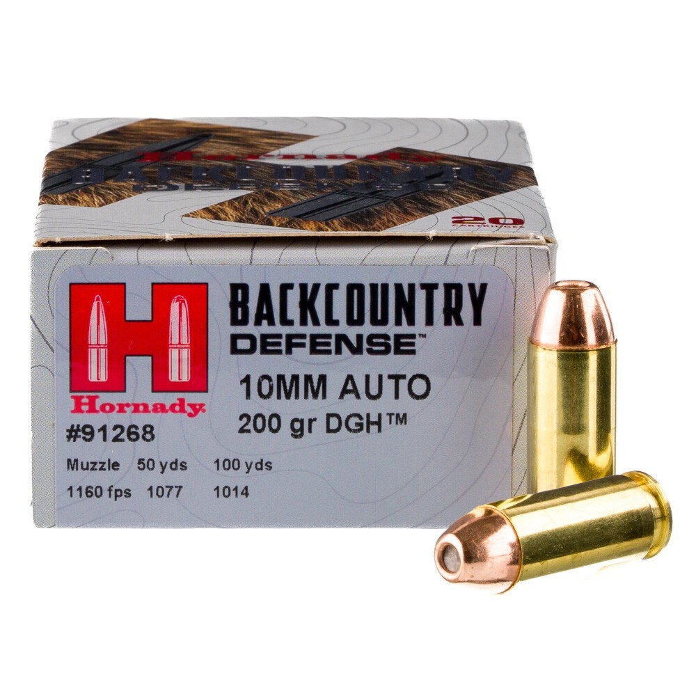 Hornady 10mm Auto Ammunition 20 Rounds DGH 200 Grains