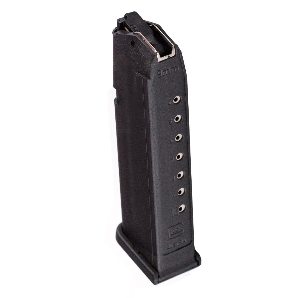 Glock 17 9mm 10-Round Factory Magazine Black [764503100178]