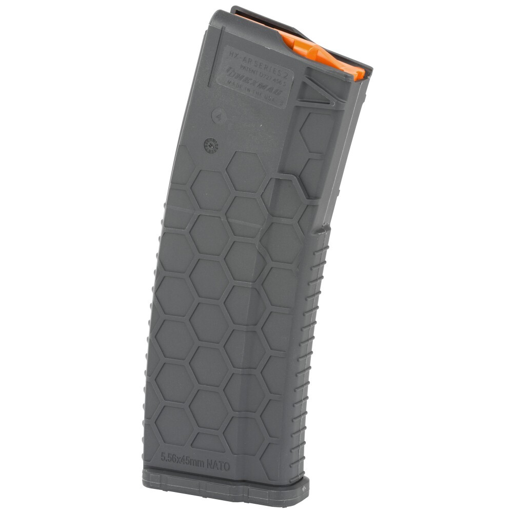 Hexmag 15rd AR-15 Mag 30rd Body 223/5.56 Gray [85992200690]