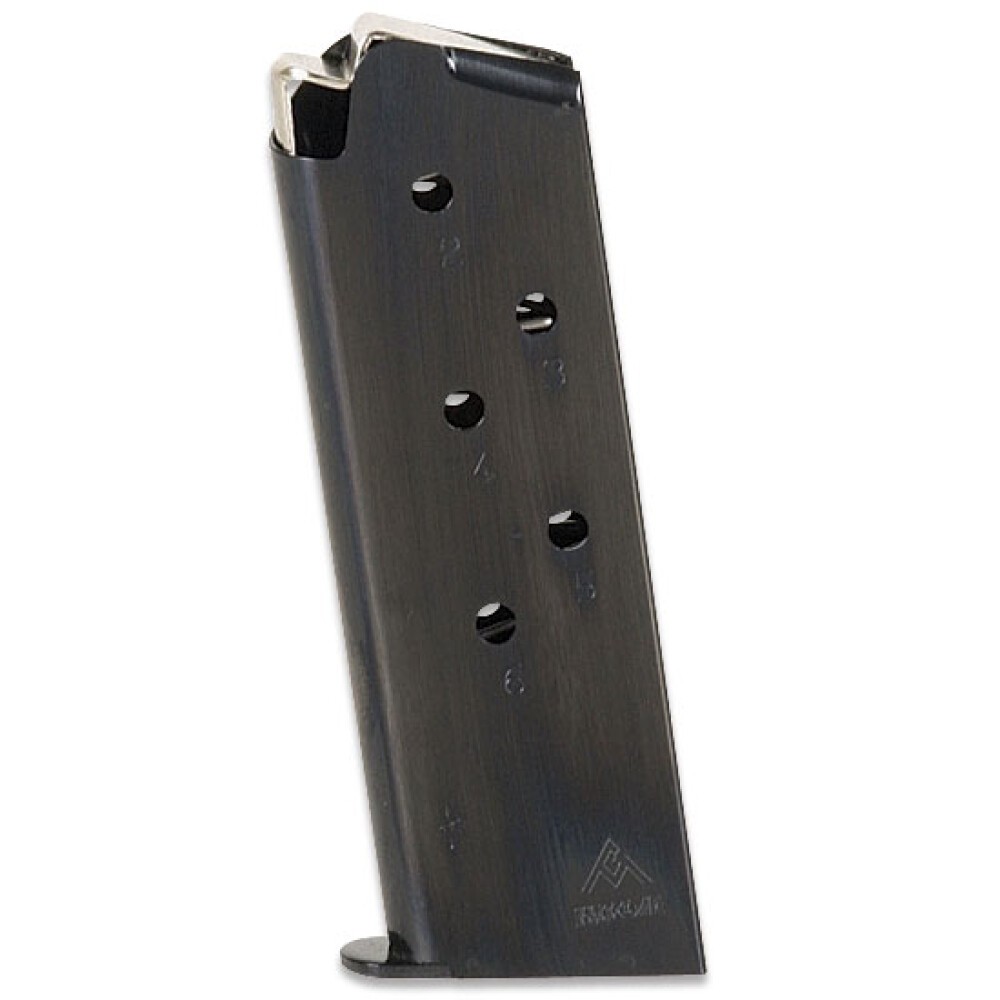 Mec-Gar 1911 Compact Magazine .45 ACP 6 Rounds Steel Blued MGCO4506B ...