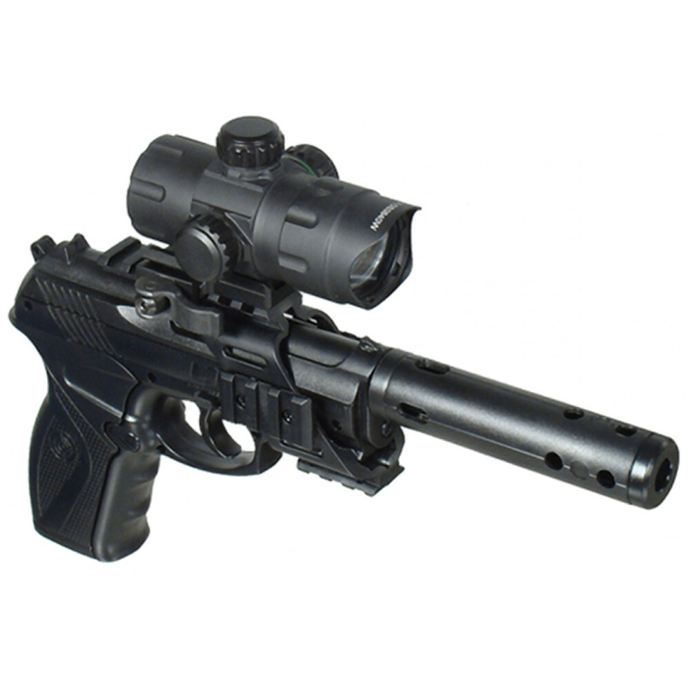 Leapers UTG CQB ITA Red/Green Dot Sight 4 MOA QD Mount w/Riser [4712274527171]