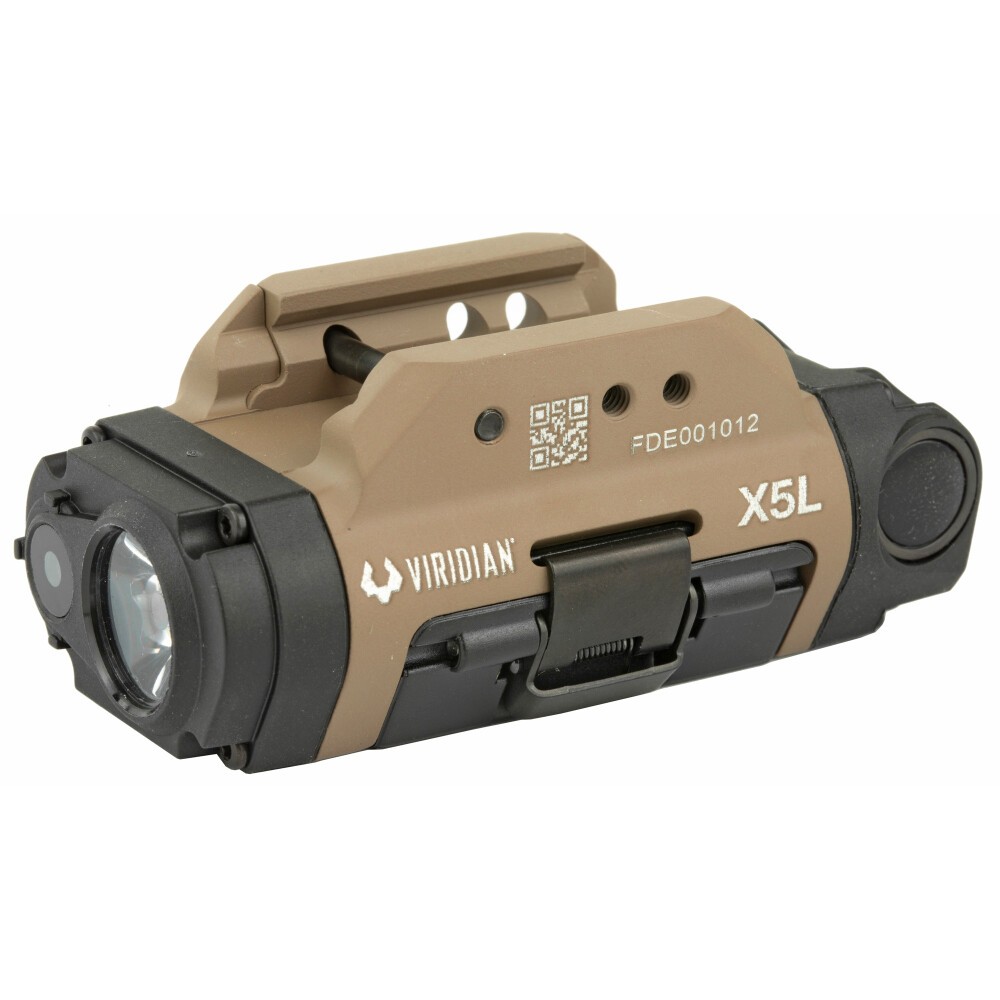 Viridian X5L Gen 3 Weapon Light/Green Laser Combo FDE [804879604495]