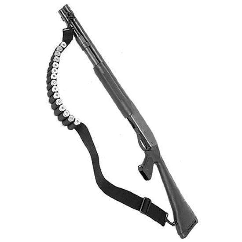 BLACKHAWK! 2-Point Shotgun Sling and Shell Holder 15 Rounds Nylon Black ...
